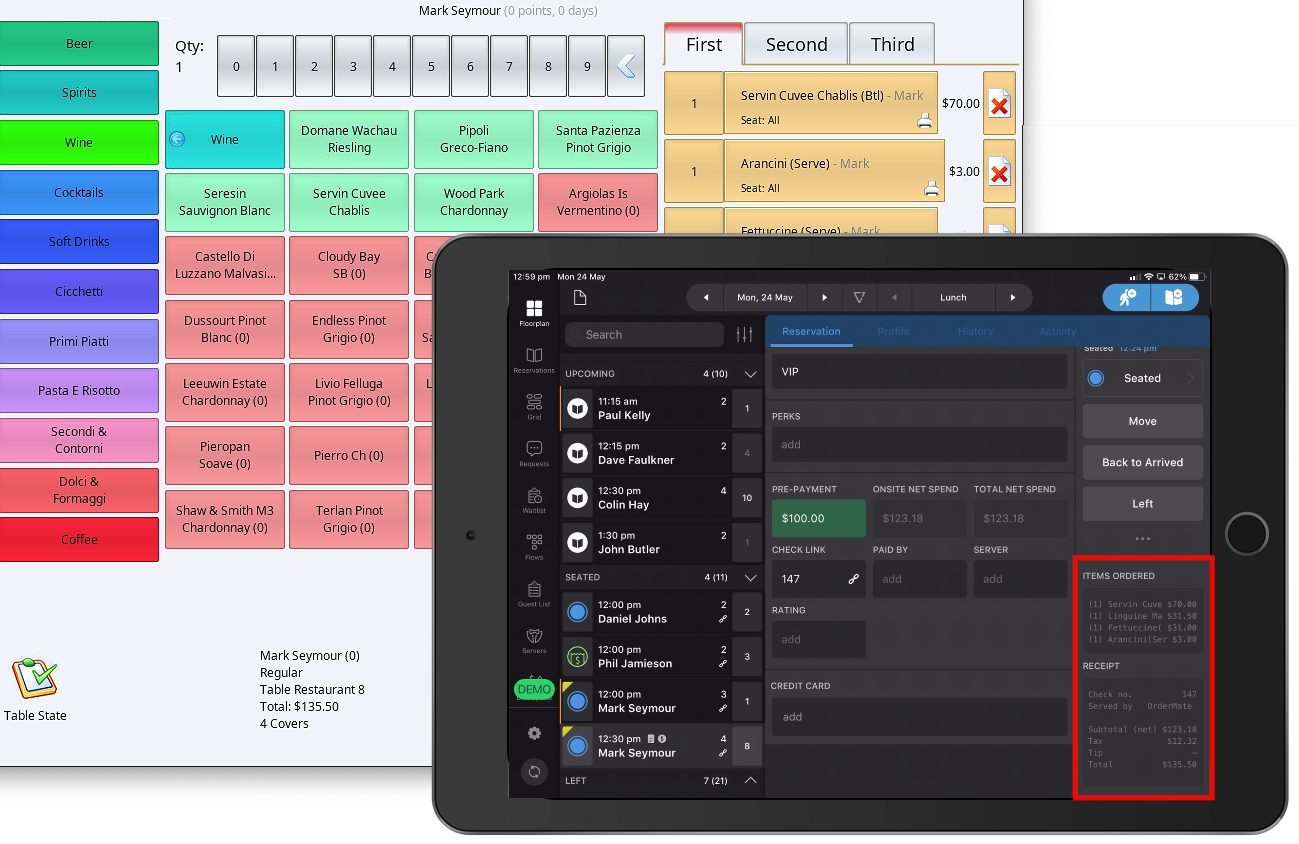 SevenRooms - Reservation Integration